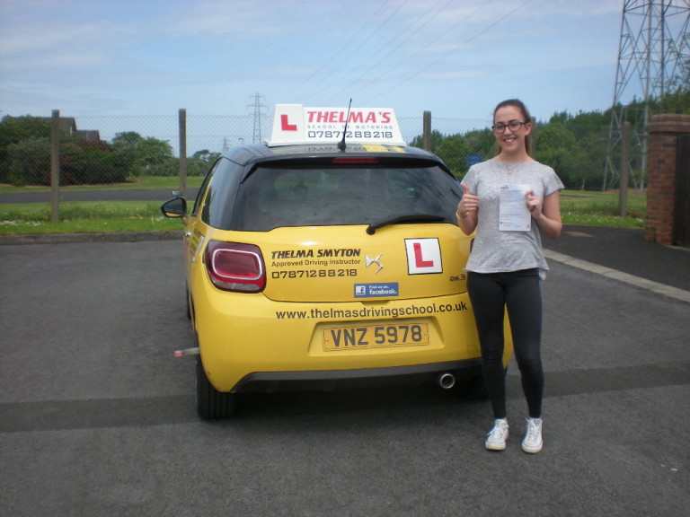 Emma Howard Driving Success - Thelmas Driving School ColeraineThelmas ...